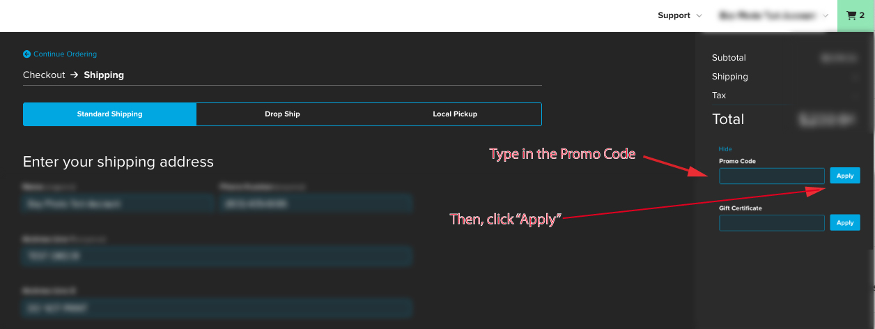 How Do I Add a Promo Code To My Order? – BayPhoto