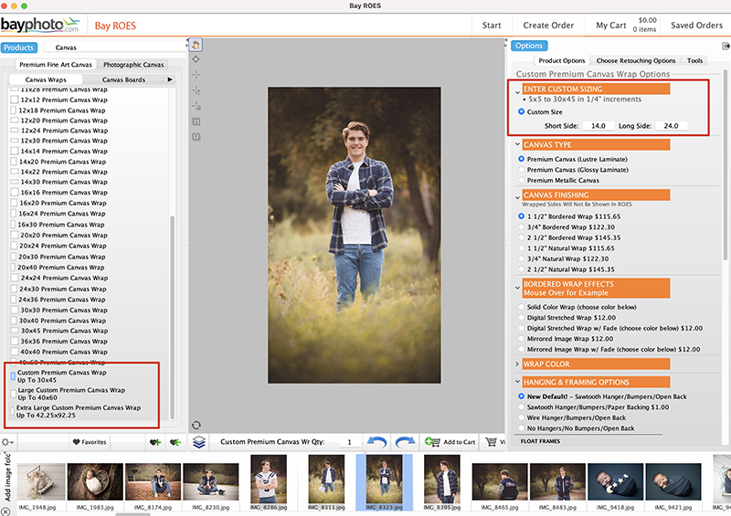 How to Order Custom Sizes – BayPhoto